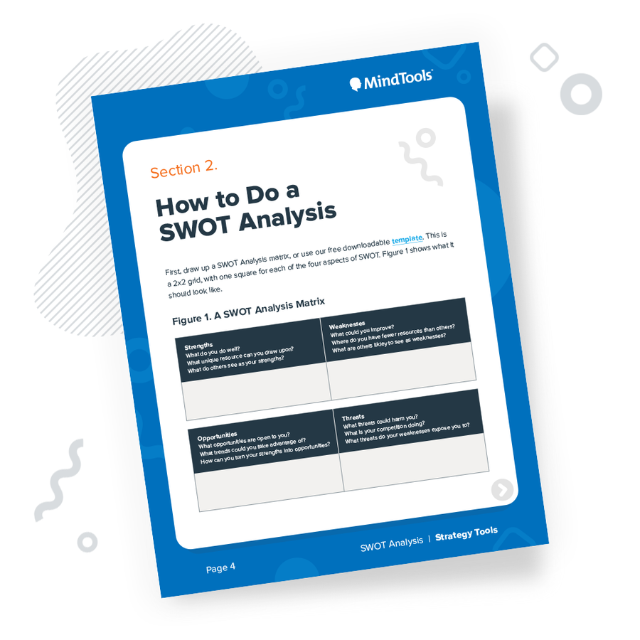 SWOT Analysis | Mind Tools Store - Mindtools