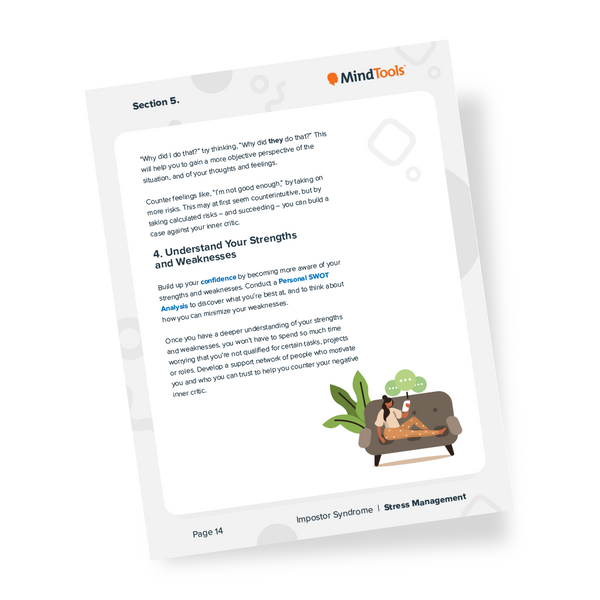 Imposter Syndrome Article | Mind Tools Store - Mindtools