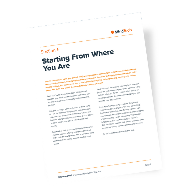 Life Plan 2023 Workbook | Mind Tools Store - Mindtools