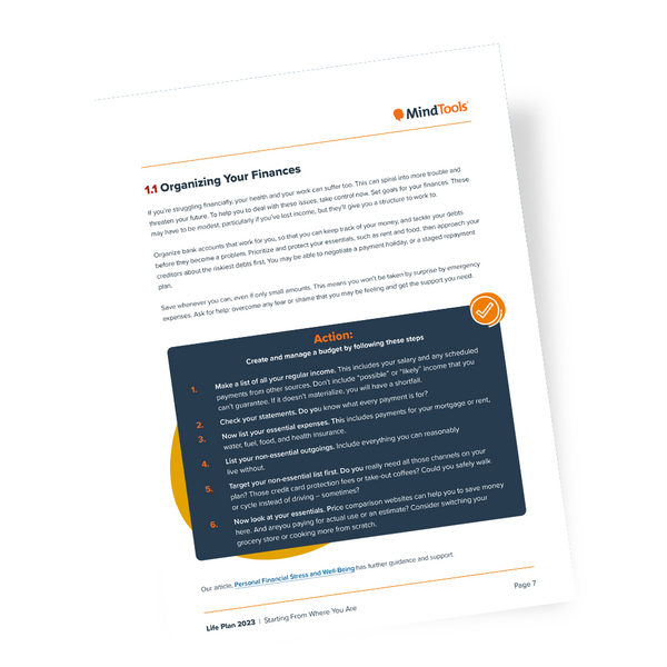Life Plan 2023 Workbook | Mind Tools Store - Mindtools