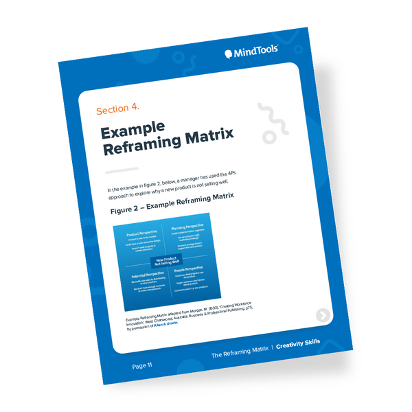 The Reframing Matrix | Mind Tools Store - Mindtools