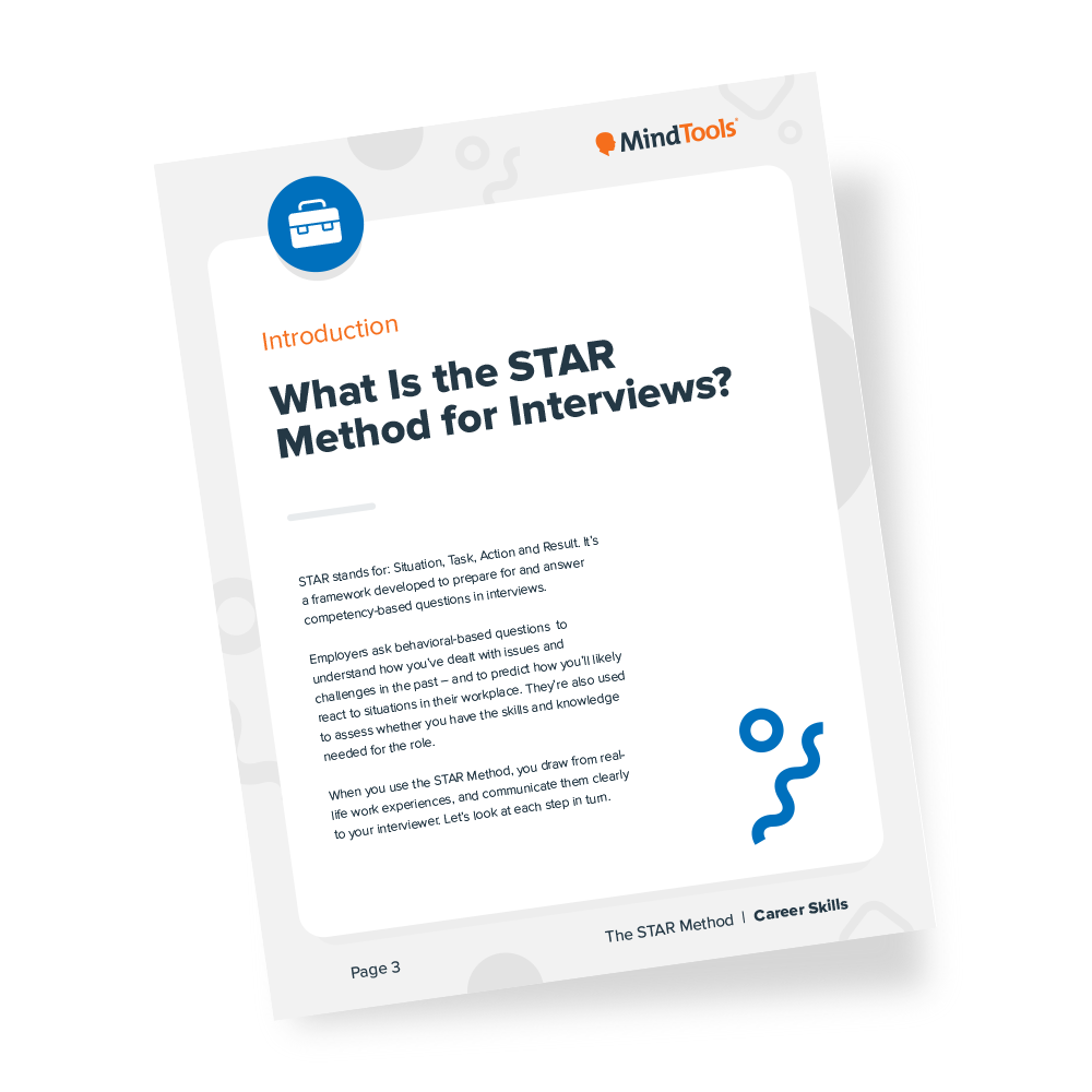 The STAR Method Mind Tools Store Mindtools The STAR Method Mind Tools Store Mindtools