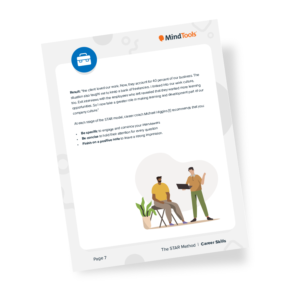 The STAR Method Mind Tools Store Mindtools The STAR Method Mind Tools Store Mindtools