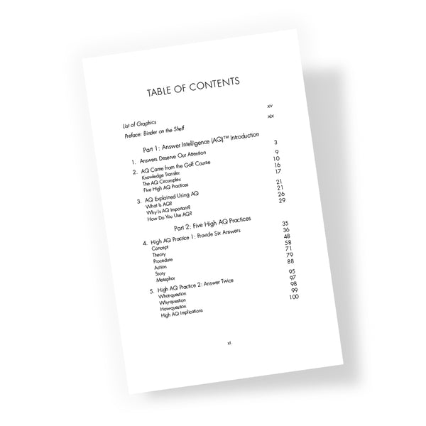 Answer Intelligence | Mind Tools Store | Buy Now - Mindtools