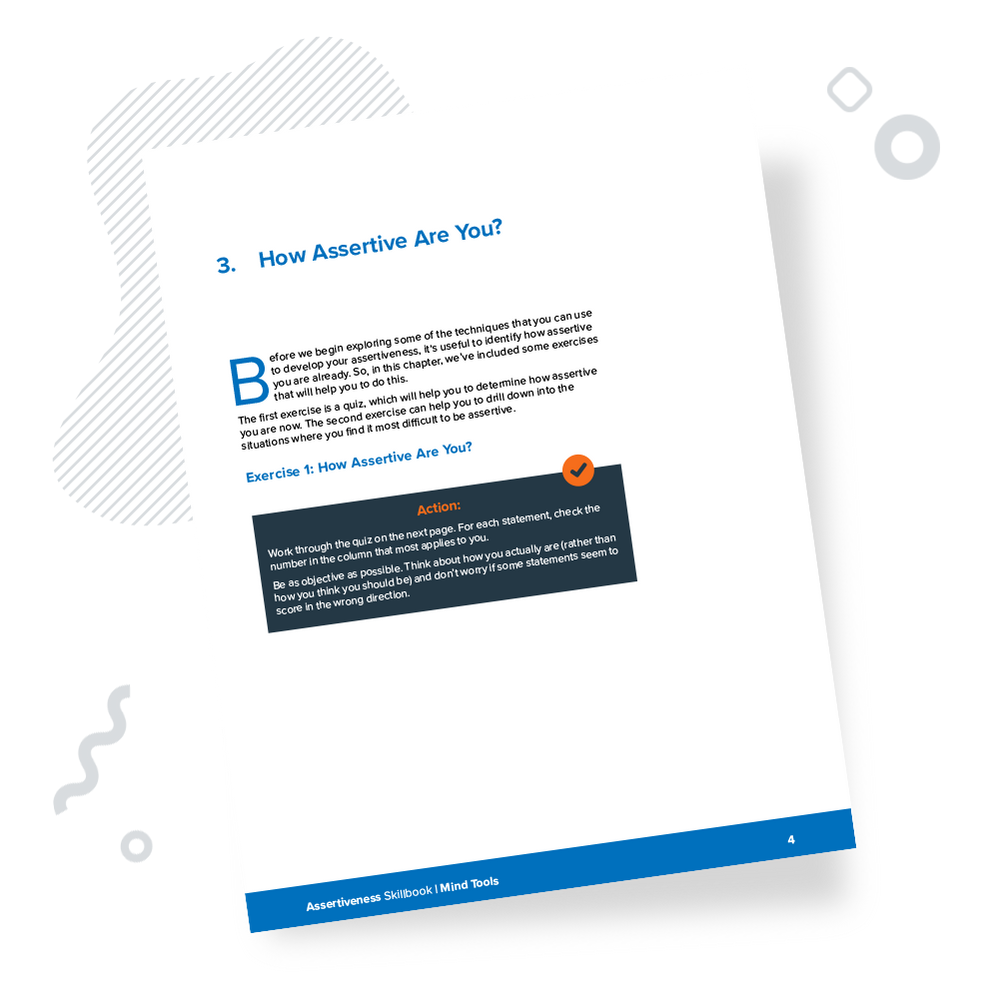 Assertiveness Skillbook | Mind Tools Store - Mindtools