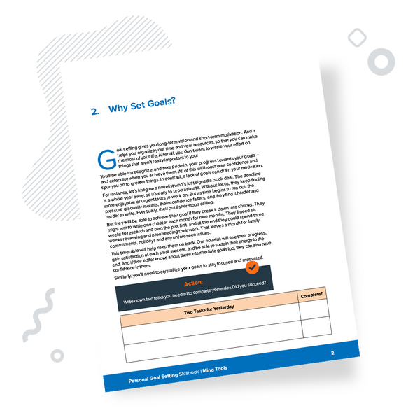 Personal Goal Setting Skillbook | Mind Tools Store - Mindtools