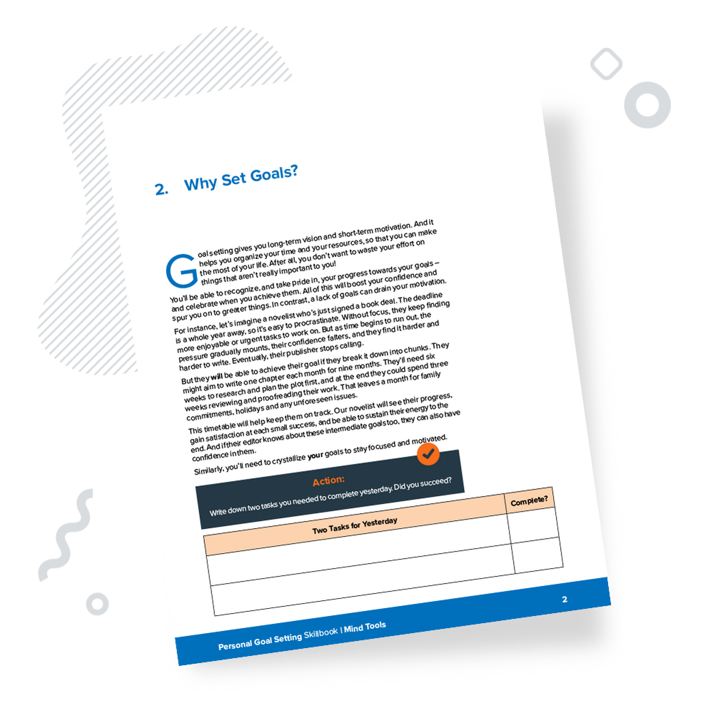 Personal Goal Setting Skillbook | Mind Tools Store - Mindtools