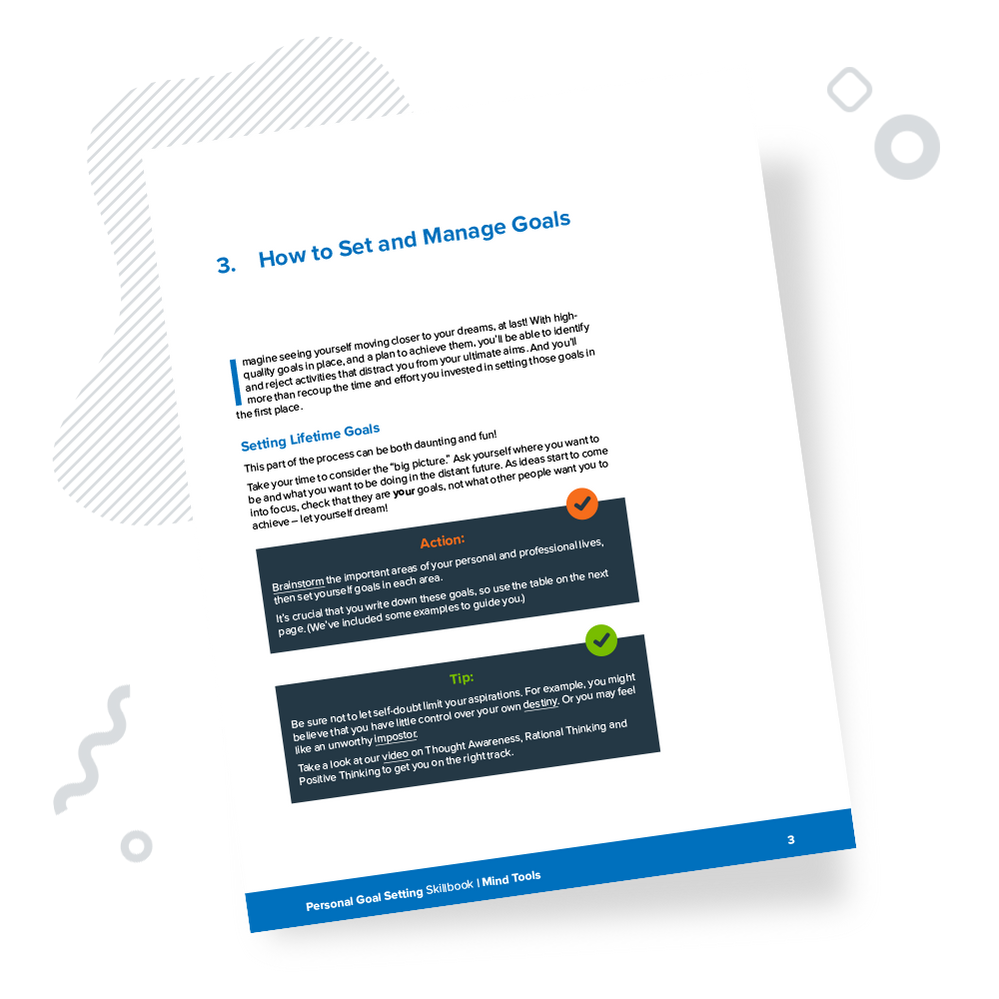 Personal Goal Setting Skillbook | Mind Tools Store - Mindtools