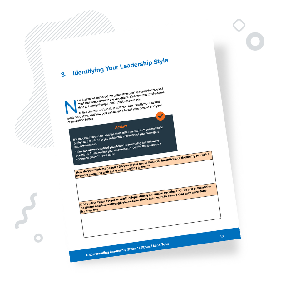 Understanding Leadership Styles Skillbook | Mind Tools Store - Mindtools
